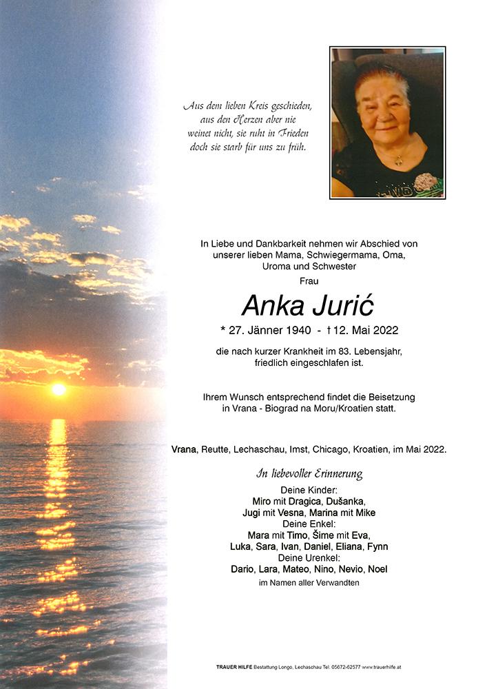 Anka Juric - Bestattung LONGO