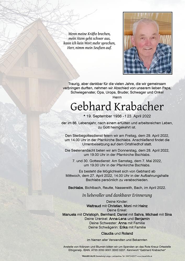 Gebhard Krabacher