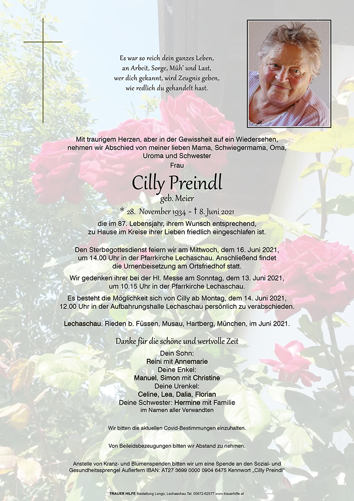 Cilly Preindl