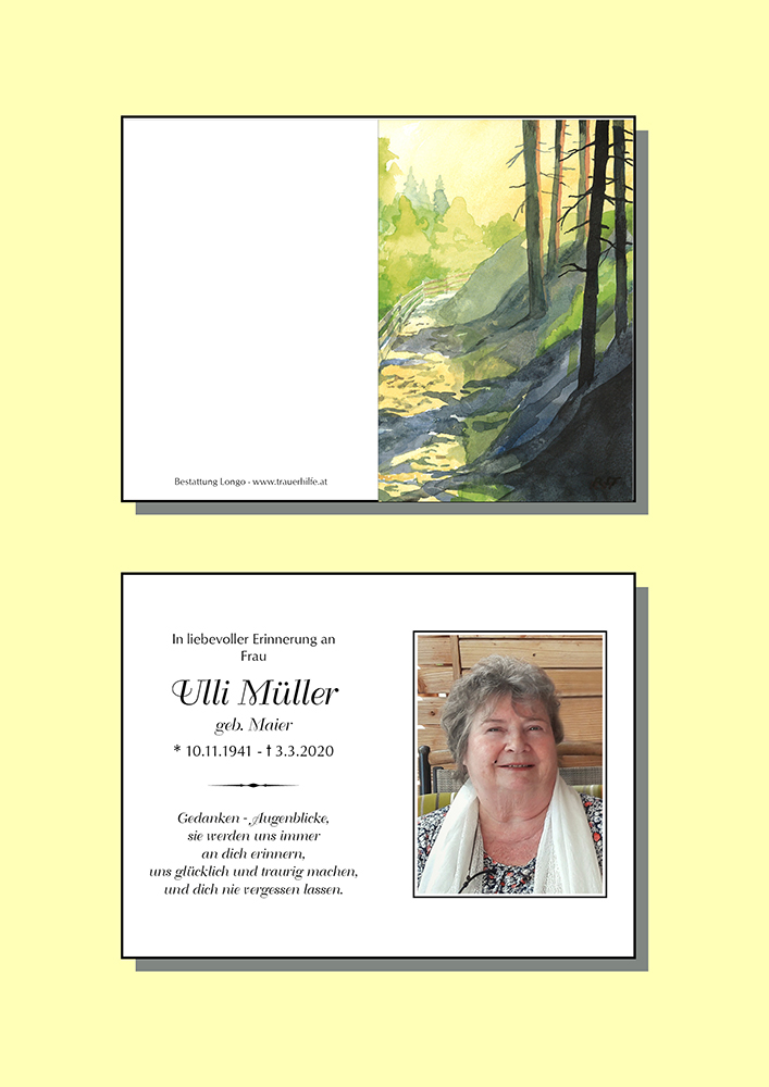 Ulli Müller - Bestattung LONGO