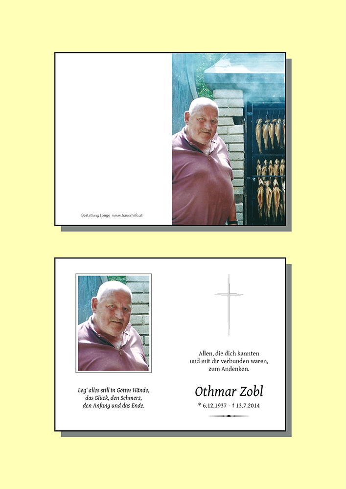 Othmar Zobl - Bestattung LONGO
