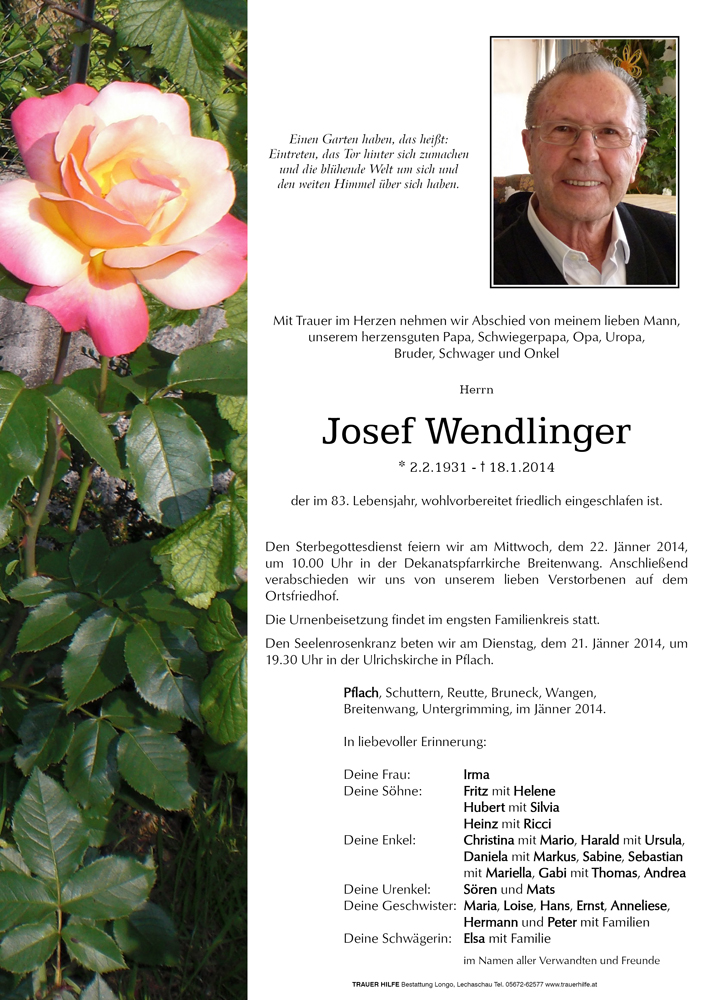 Josef Wendlinger